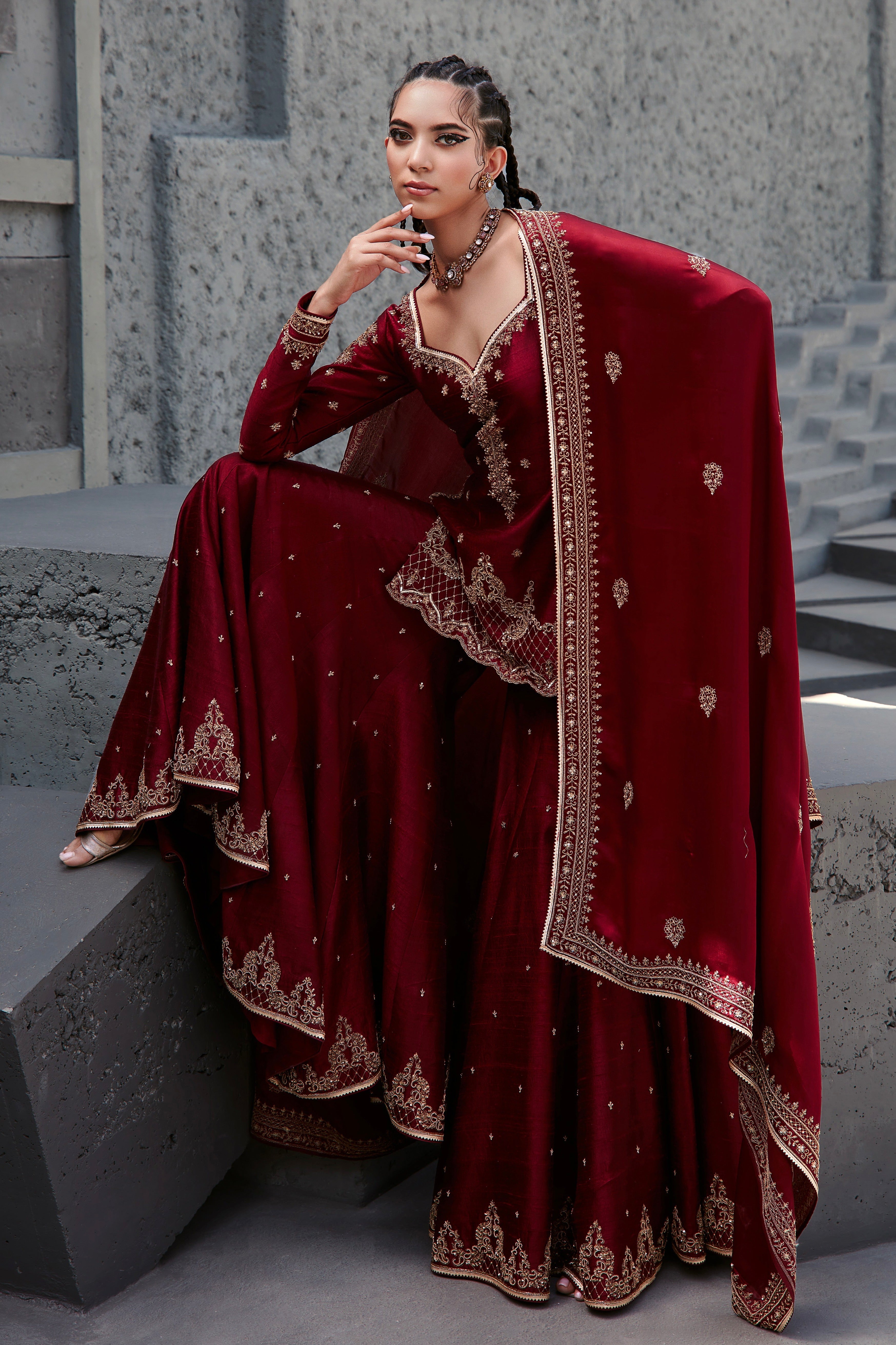 Ruhiya Sharara Set – Jigar Mali